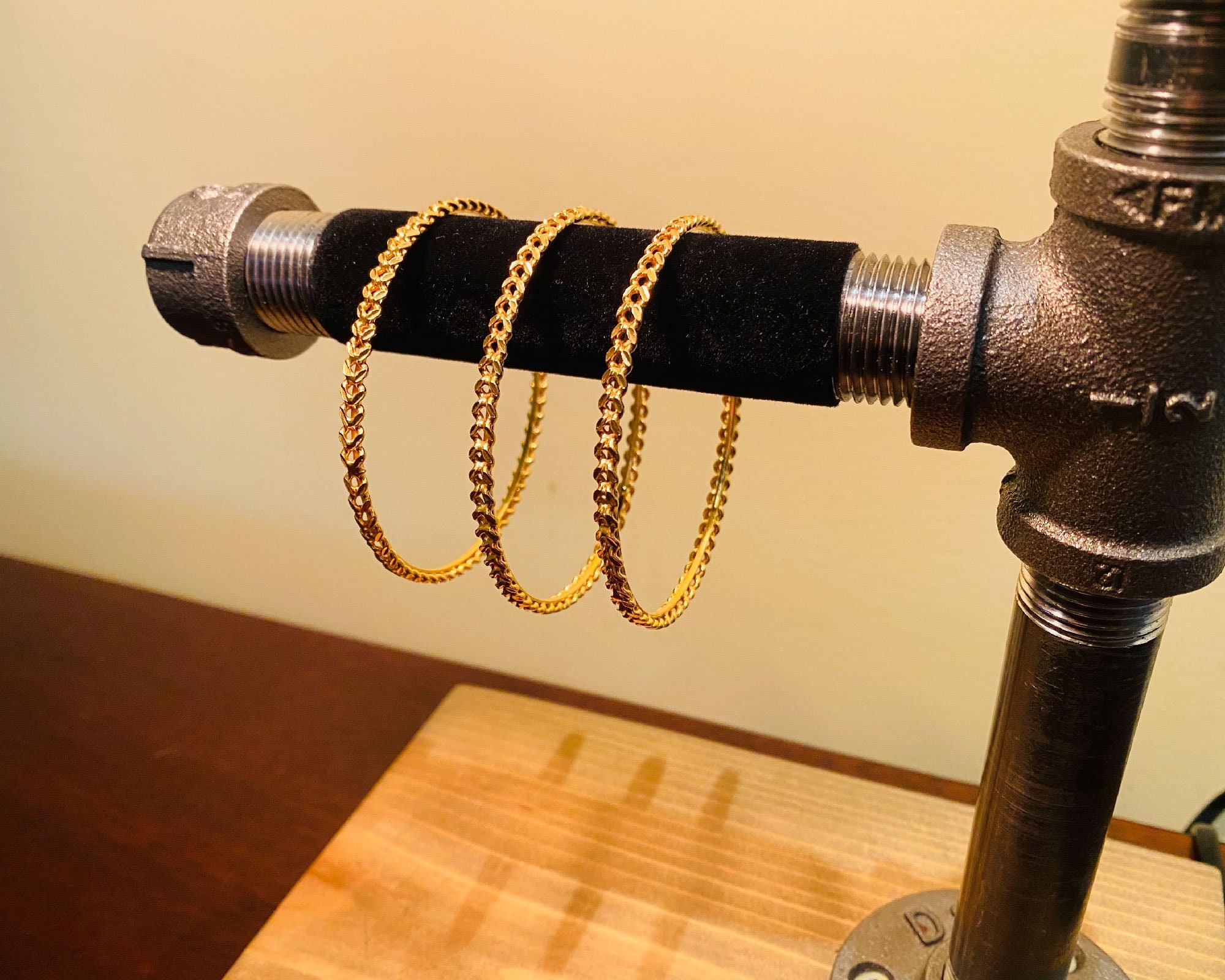 KNOTTY BRANCH (3-in-1 DESIGN) Industrial Edison Steampunk Rustic ...