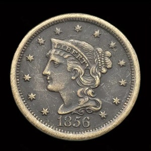 1856 Large Cent Copper Coin - VERY RARE - 1 or 2 Coin Deal - Free ...