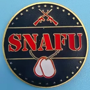 US Military FUBAR SNAFU Challenge Coin 1 or 2 Coin Deal Free Shipping ...