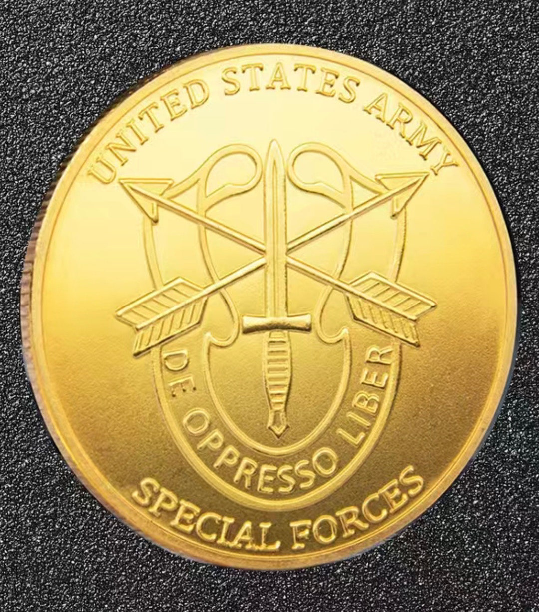 United States Special Forces - Challenge Coin - Comes in A Plastic ...