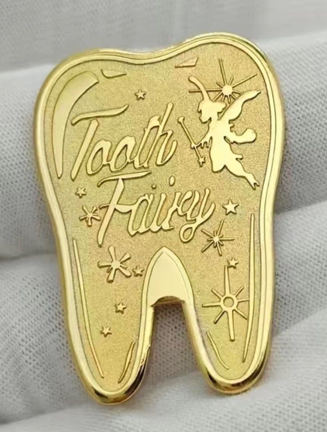 Tooth Fairy Money Ingot - Changing Teeth Golden Coin, Children's Gift ...