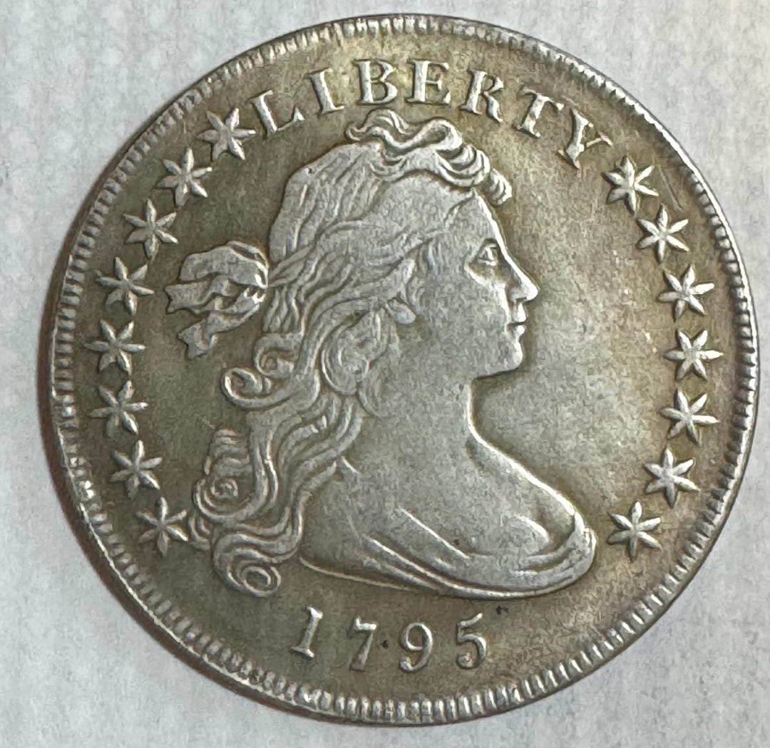1795 Draped Bust Silvery Commemorative Replica Dollar Coin - 1 or 2 ...