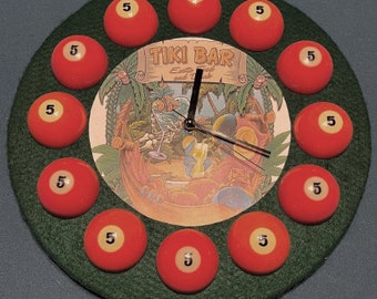 Pool Ball Clock - Etsy