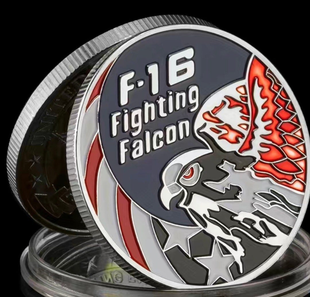 US Air Force F-16 Fighting Falcon Challenge Coin 1 or 2 Coin Deal Free ...