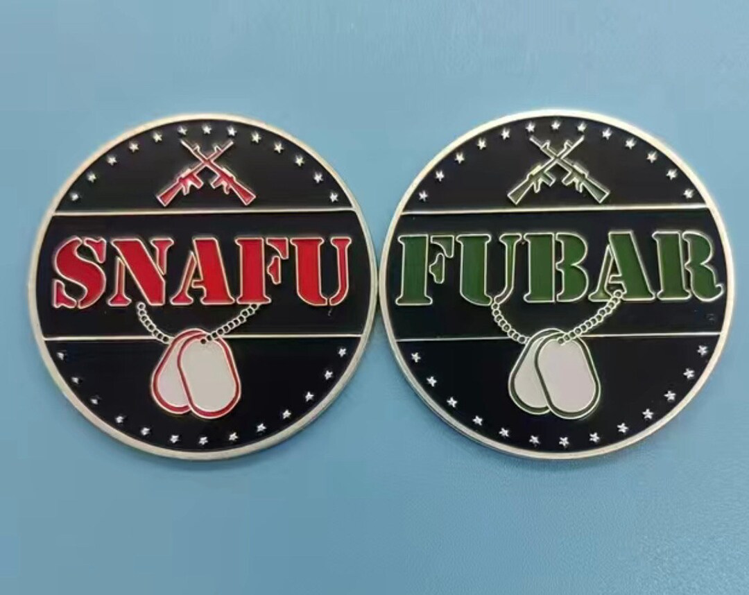 US Military FUBAR SNAFU Challenge Coin 1 or 2 Coin Deal Free Shipping ...