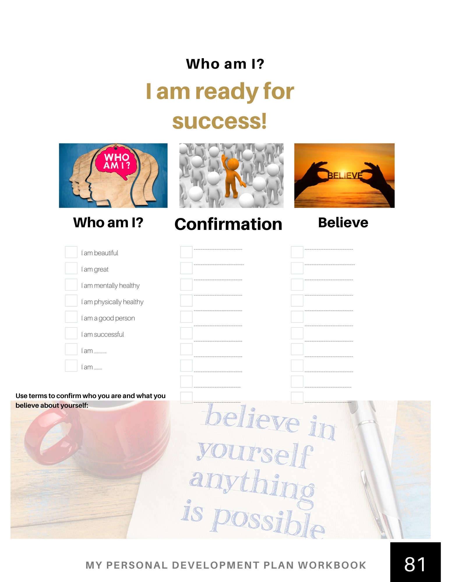 My Personal Development Project – Digital Download for Self-growth - Etsy