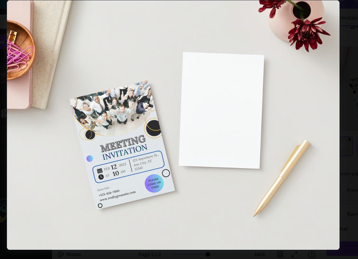 Modern Business Invitation Digital Product – Professional Event ...