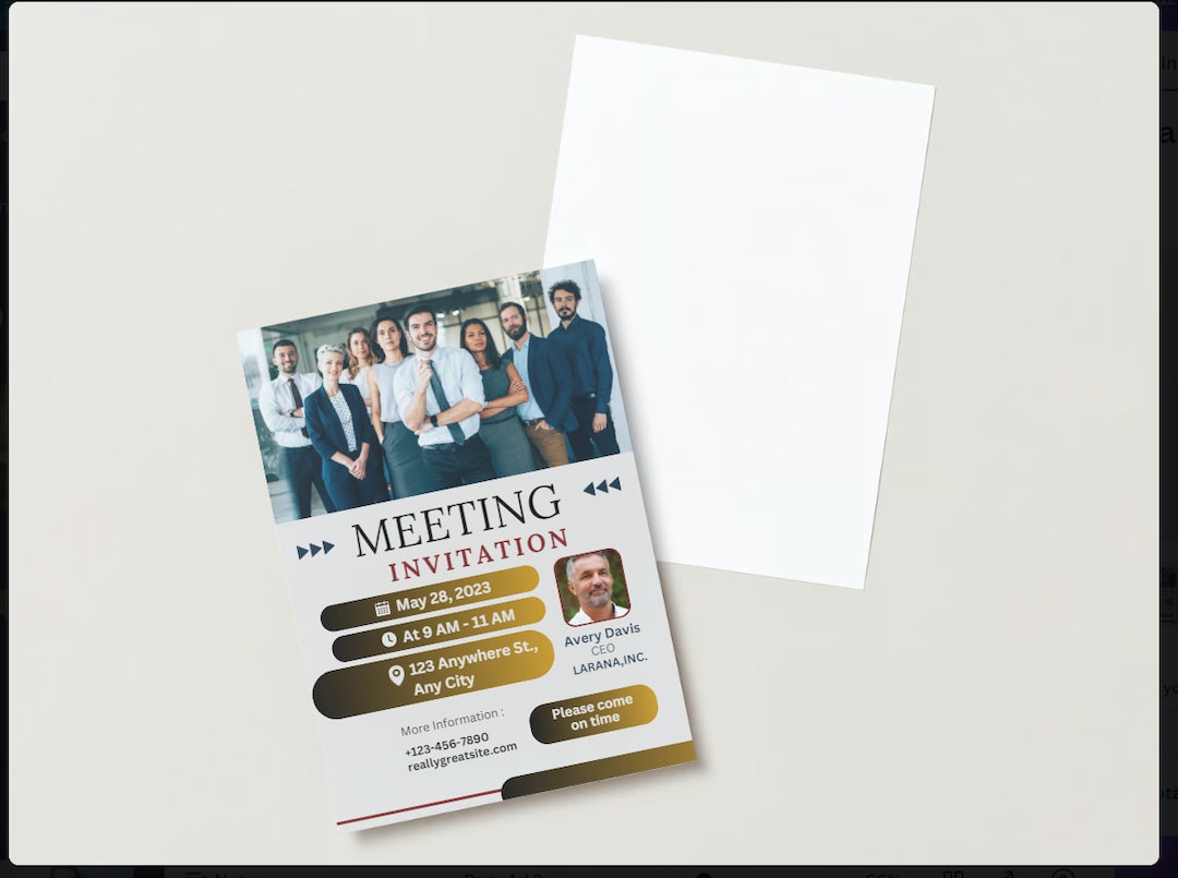 Modern Business Invitation Digital Product – Professional Event ...