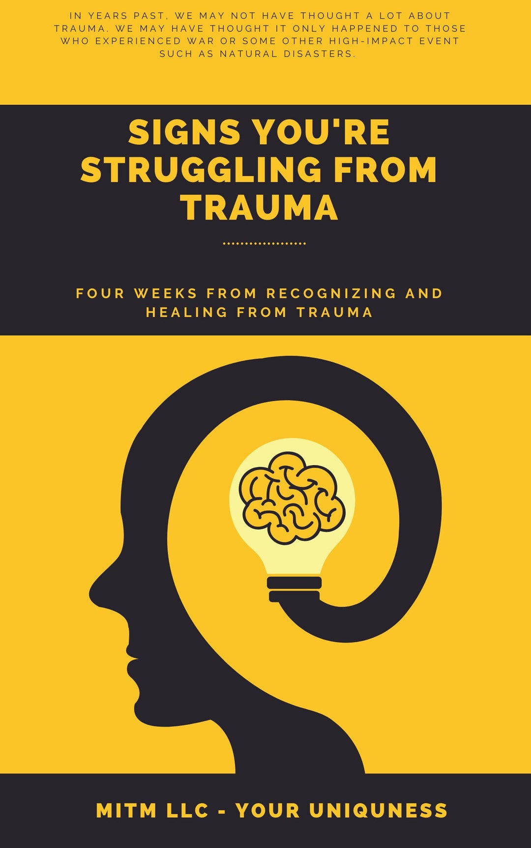 Digital Download Trauma Healing Workbook - 'you Are Unique' - Empower ...