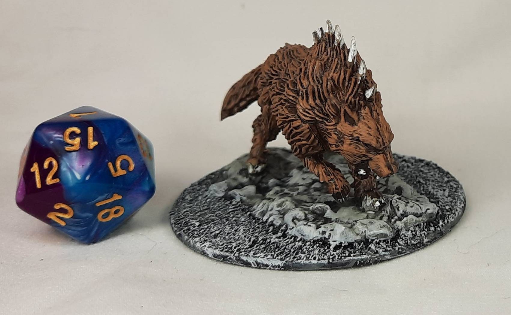 Dire Wolf I, Dnd Miniature Painted for Dungeons and Dragons. - Etsy