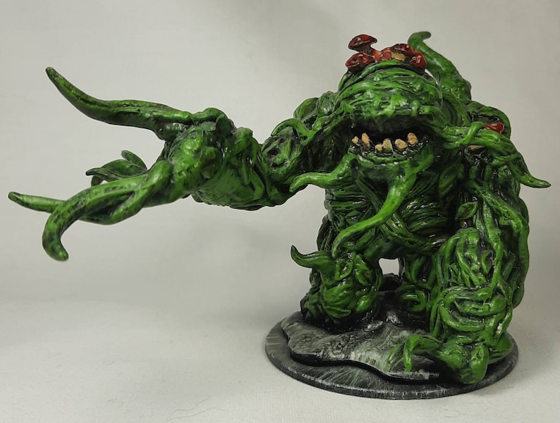 Shambling Mound Dnd Miniature Fully Painted for Dungeons and Dragons - Etsy