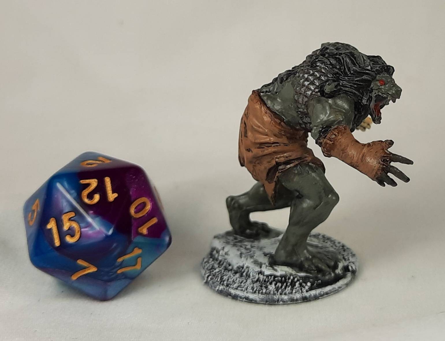 Werewolf Dnd Miniature Painted for Dungeons and Dragons. | Etsy