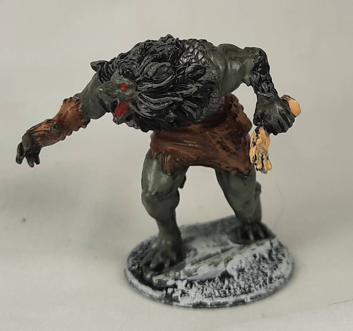 Werewolf Dnd Miniature Painted for Dungeons and Dragons. | Etsy