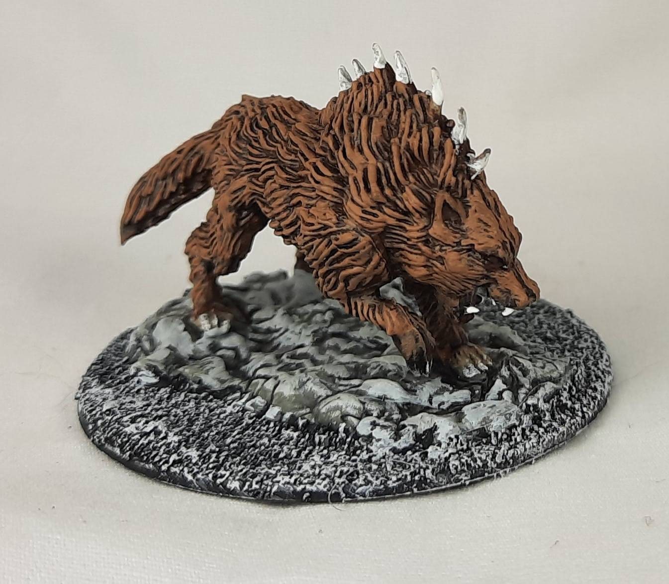 Dire Wolf II Dnd Miniature Painted for Dungeons and Dragons. - Etsy