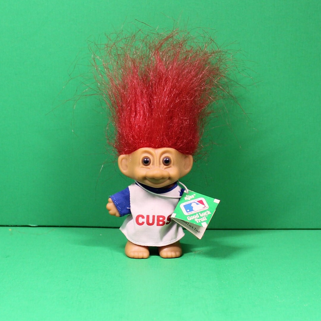 Russ Chicago Cubs Good Luck Troll Doll With Russ MLB Original Tag ...