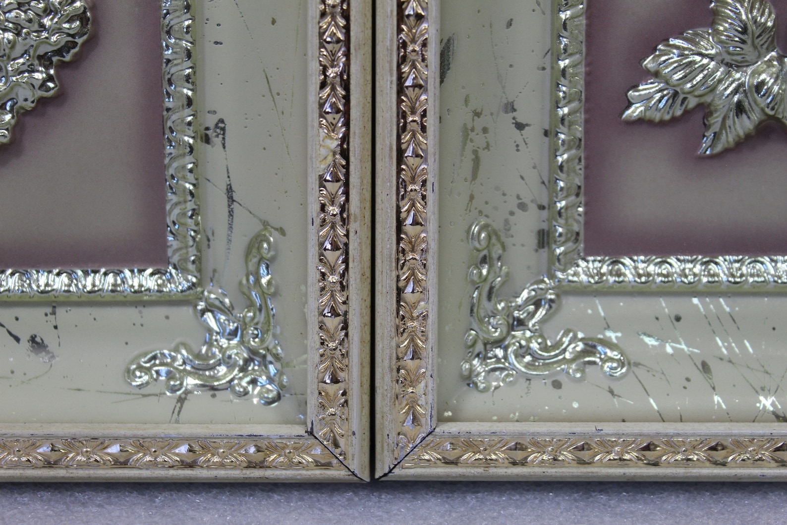 Vintage Metalcraft Four Seasons Gold/yellow Wall Art 3D Shadow Box ...