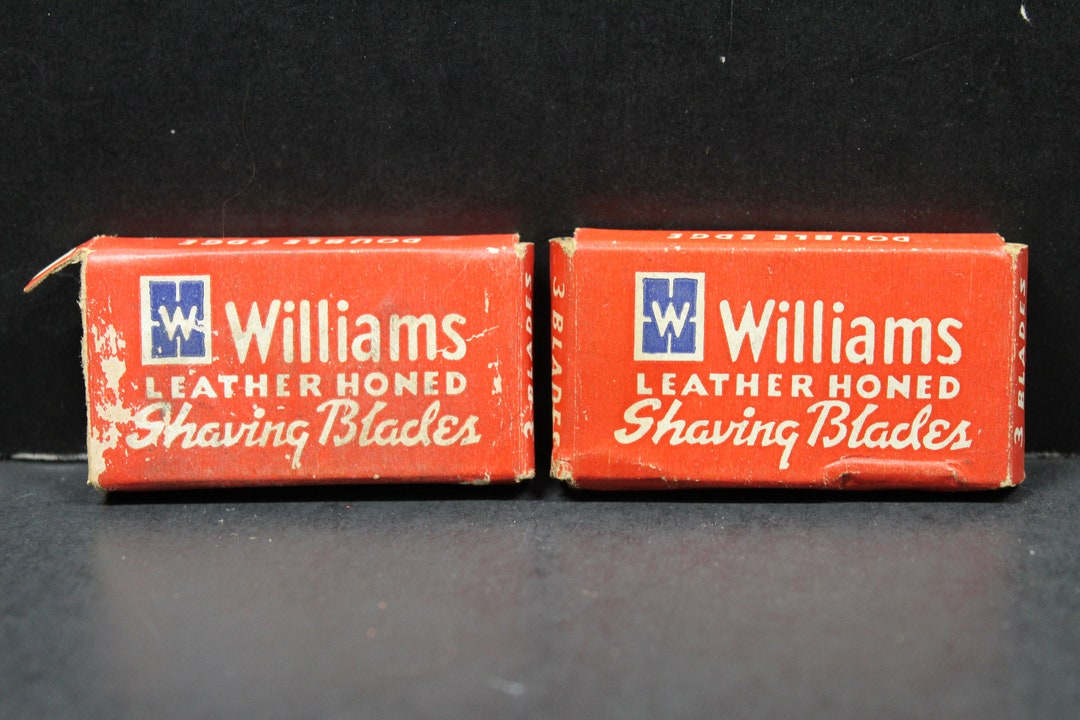 Vintage Razor Blades - Williams Leather Honed Shaving Blades Lot of 2 ...