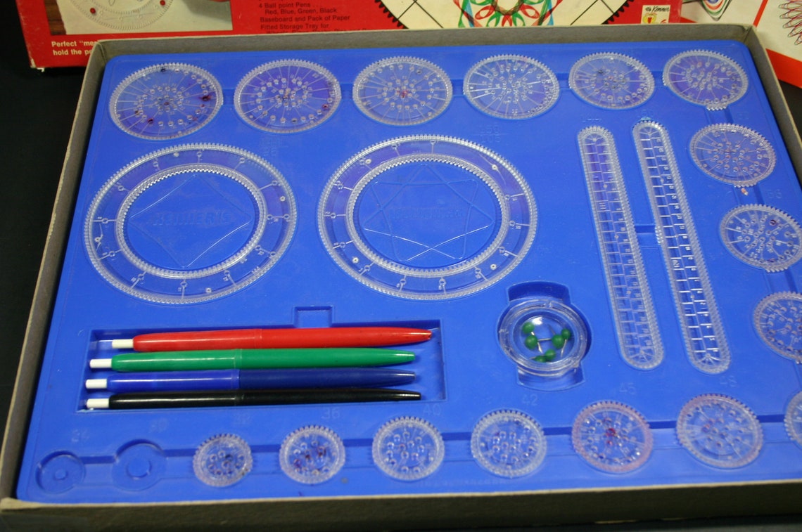 1967 Kenner Spirograph No. 401 With Blue Tray / Vintage | Etsy