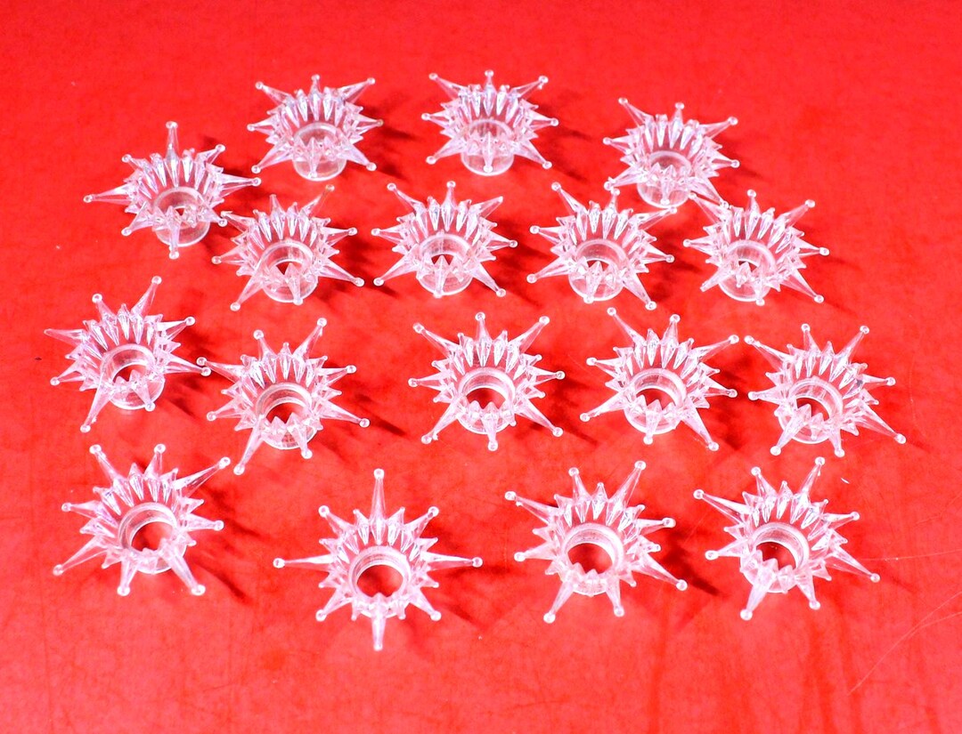 Vintage Christmas Atomic Star String Light Caps Lot of 18 / Retro ...