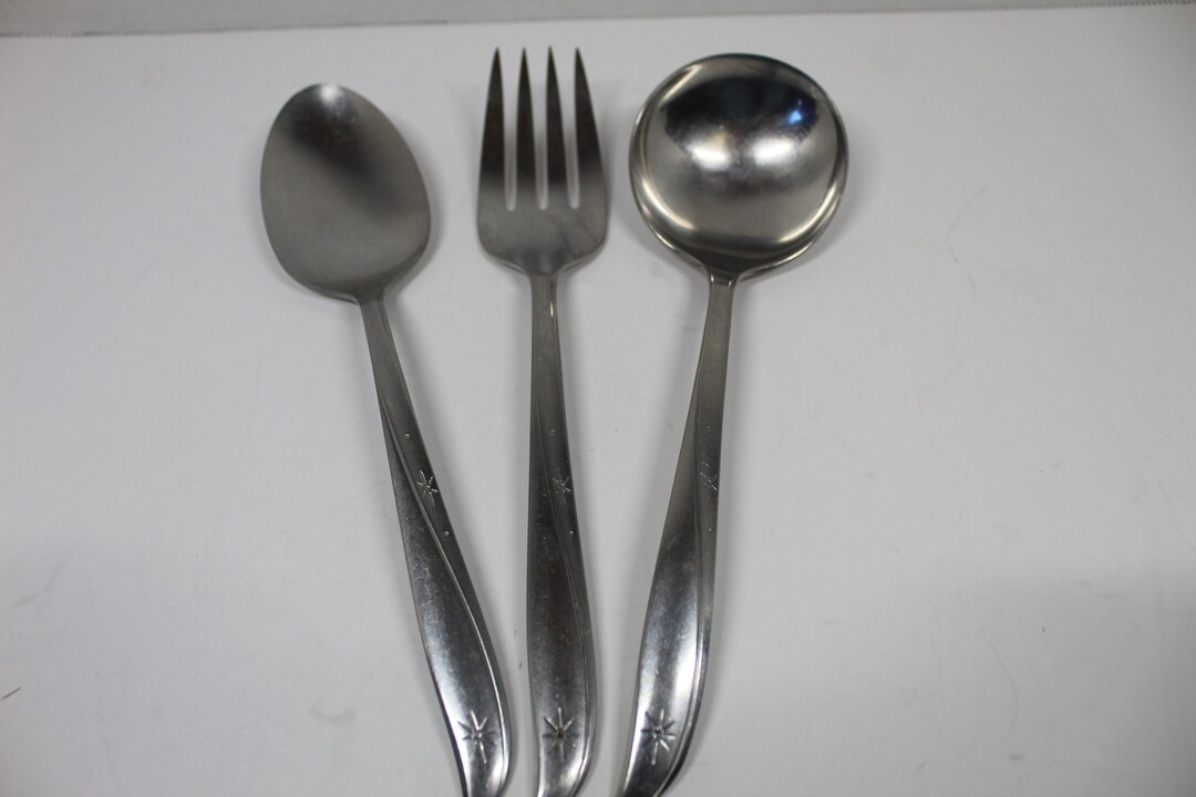 Oneida Twin Star Serving Pieces Community Stainless Flatware - Etsy