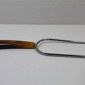 Bakelite Handle Meat Fork / Vintage Mid-century / Marbled Bakelite ...