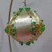 Vintage Christmas Handmade Bead & Sequin Push Pin Styrofoam Ball ...
