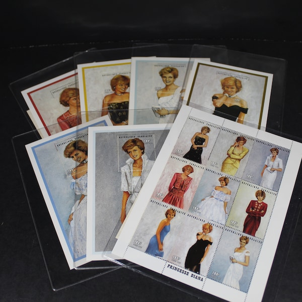 Princess Diana Stamp Collection - Etsy