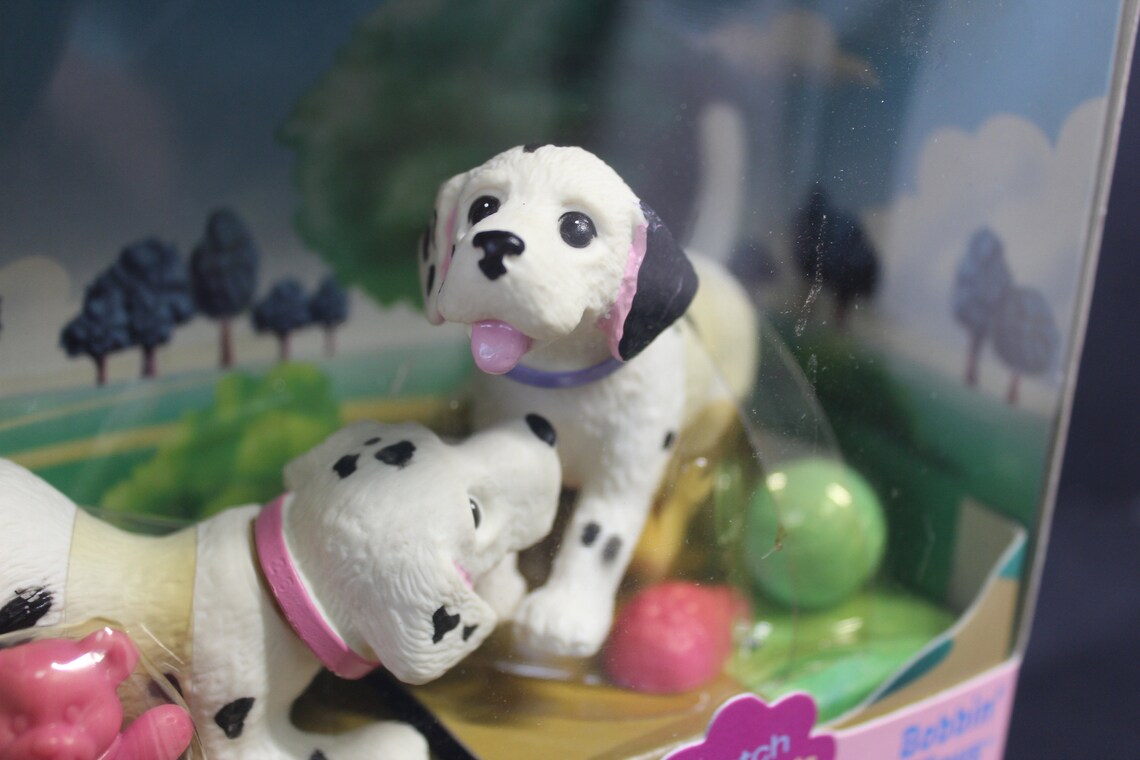 Barbie Dog Bobbin Bow Wows Pet Dalmatian Pups Bobble Head Dogs and ...