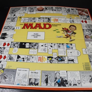 Mad Magazine Board Game Replacement Pieces Parker Brothers Vintage 1979 ...