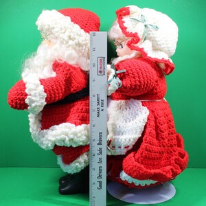 Vintage Christmas Santa and Mrs. Santa Claus Dolls With Movable Arms ...
