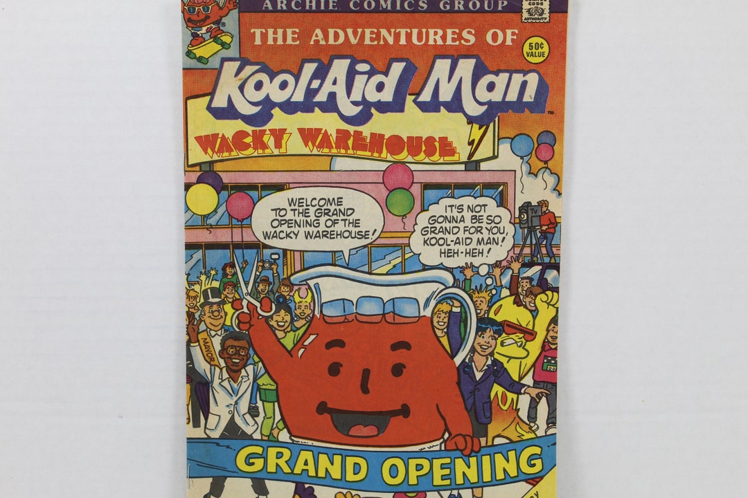 Vintage Comics - the Adventures of Kool-aid Man No. 5 Wacky Warehouse ...