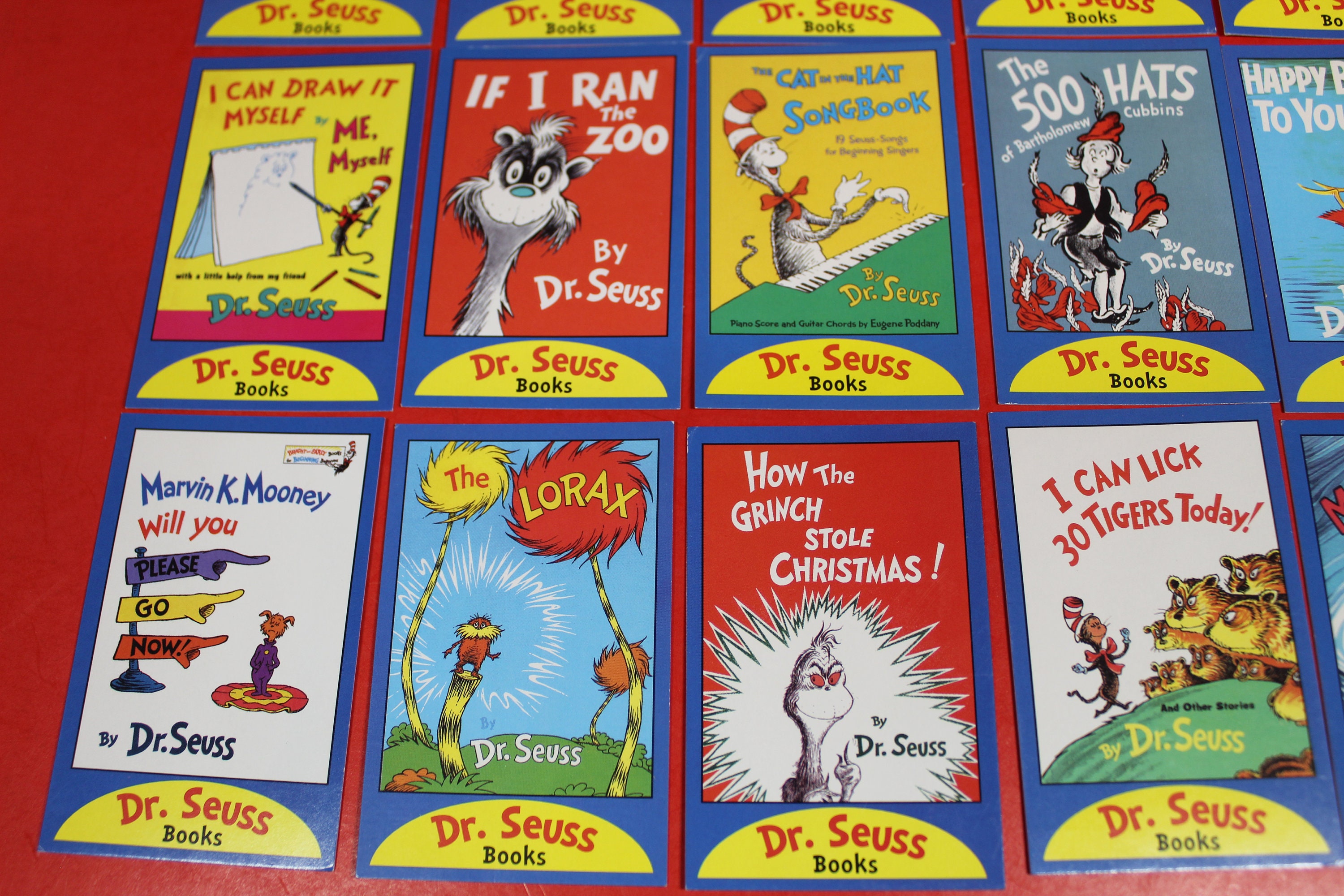 Dr. Seuss Game Cards Vintage Lot of 20 for Crafts, Scrapbooking, Mixed ...