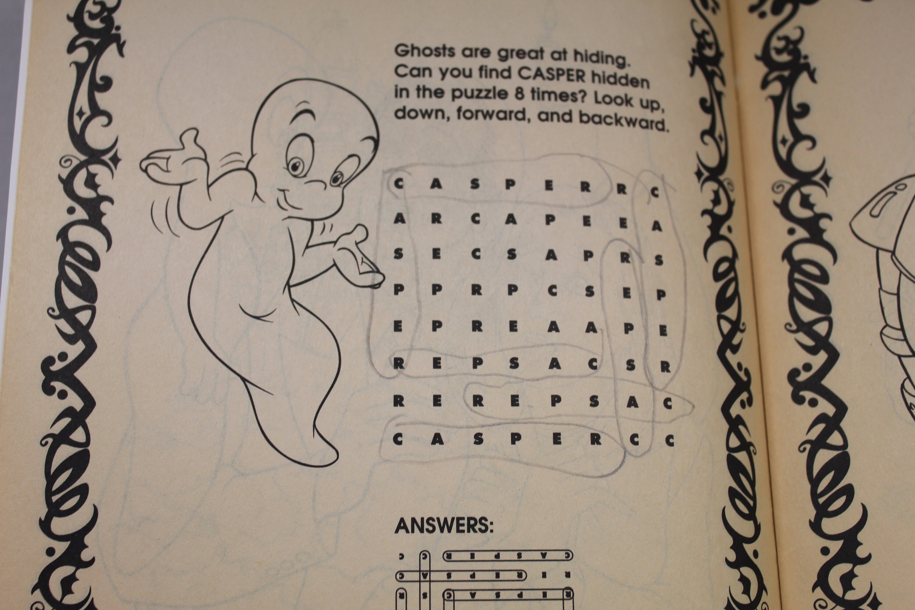 Casper the Friendly Ghost Coloring and Activity Book Golden Books ...