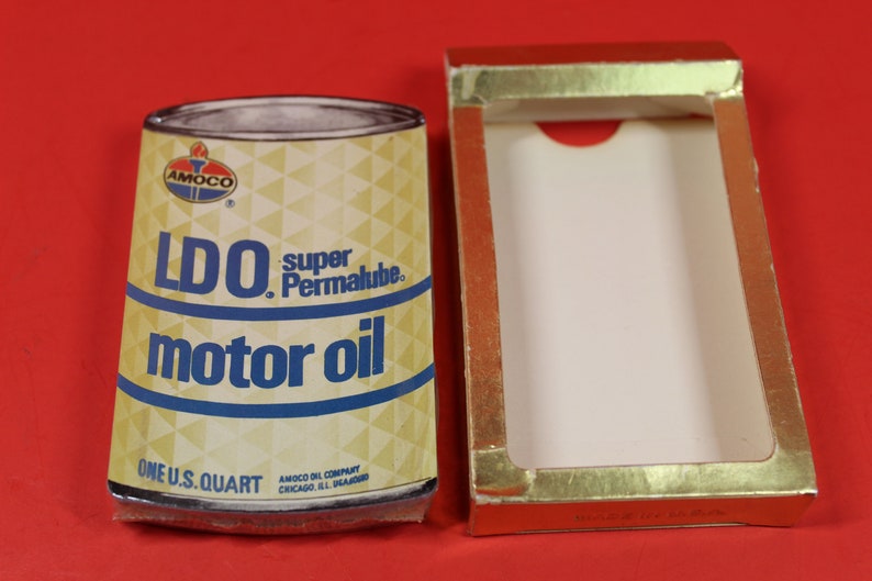 Amoco Gas Station Motor Oil Can Vintage Playing Cards / New / Chicago ...