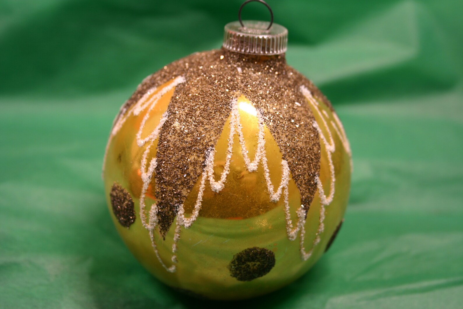 Vintage WEST GERMANY Glass Ball Christmas Ornaments Lot of 3 / - Etsy