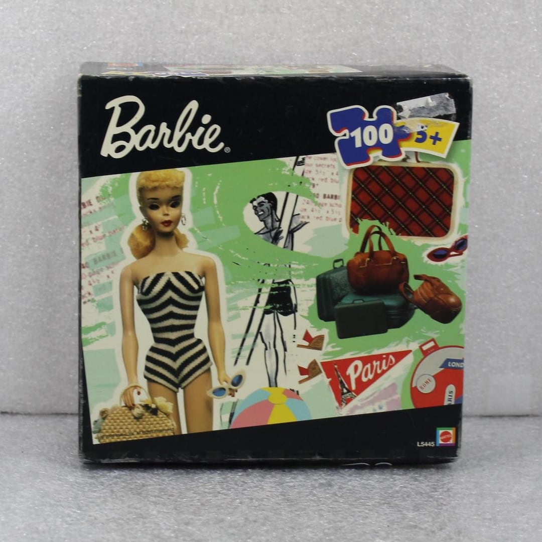 Sealed Barbie Puzzle by Mattel 100 Piece Vintage Jigsaw Puzzle L5445 - Etsy