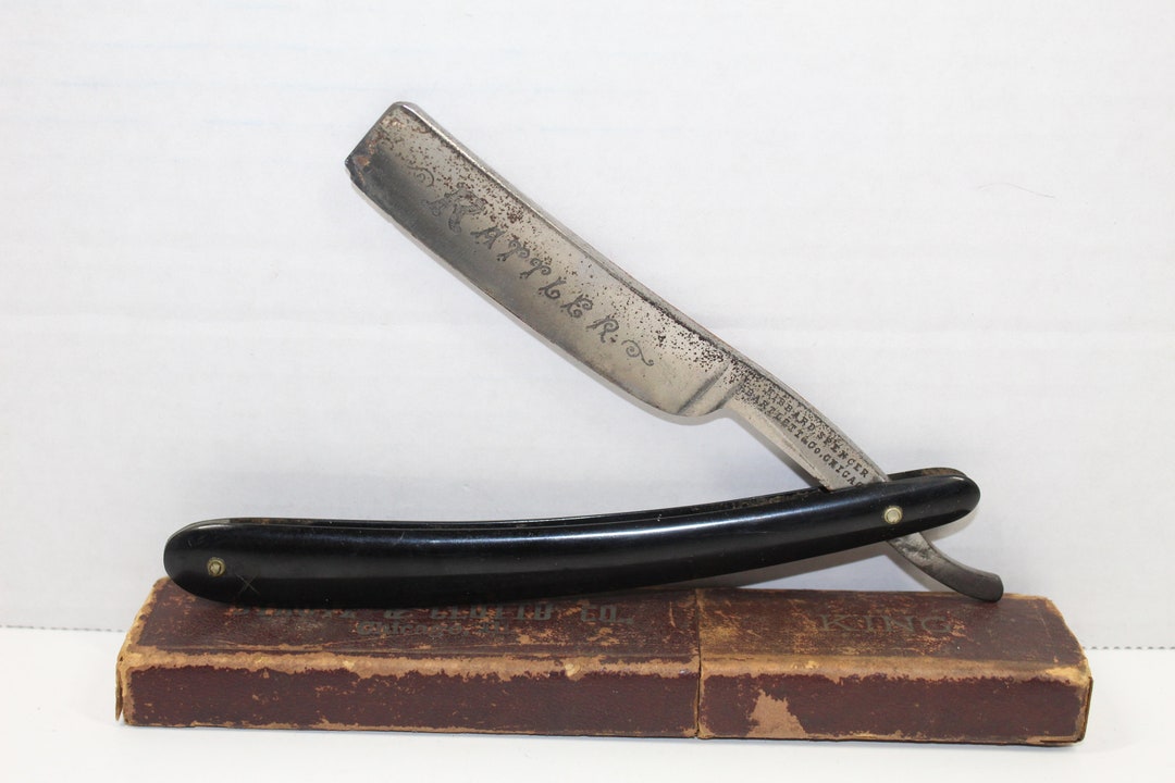 Rattler Straight Razor / Vtg Hibbard, Spencer Bartlett & Co Chicago ...