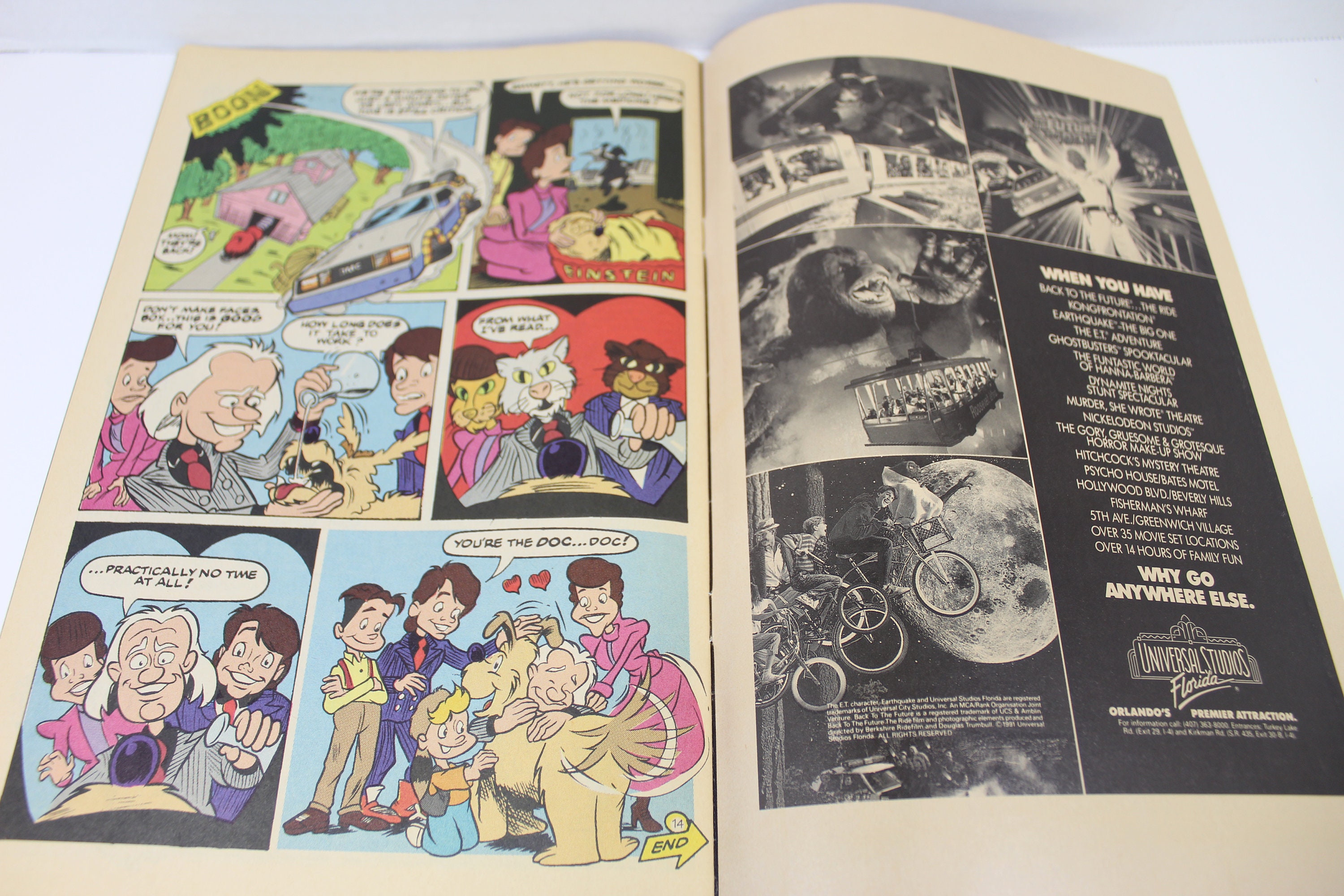 Back to the Future Comic Book Vtg. 1991 / Not for Resale - Etsy