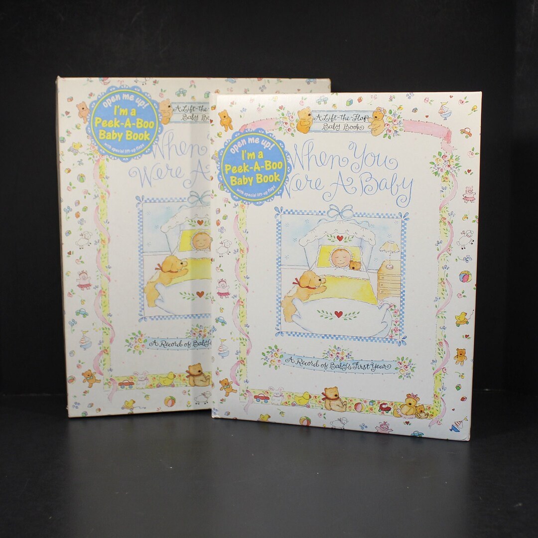 Baby Record Book C.R. Gibson Company VTG 1995 Blank - When You Were A ...