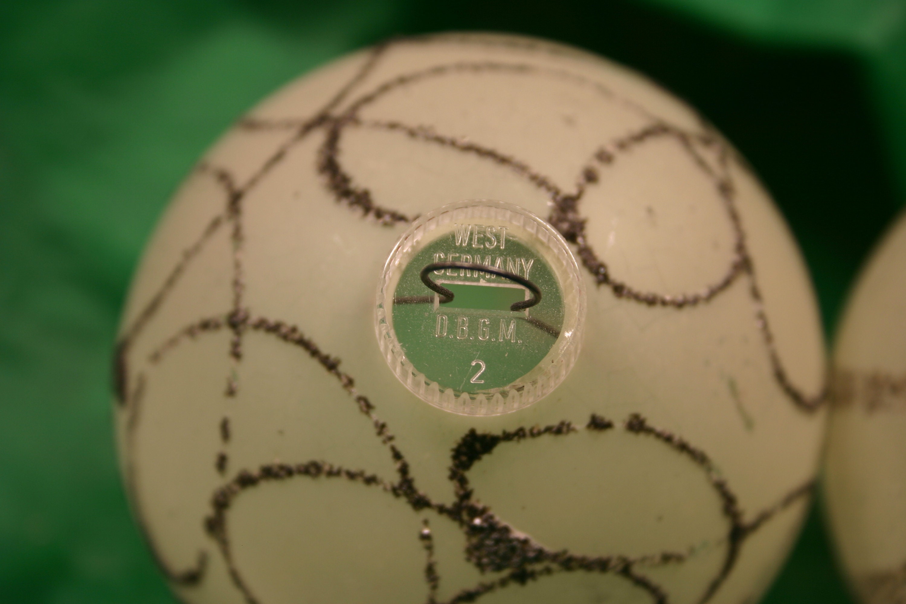 Vintage WEST GERMANY Glass Ball Christmas Ornaments Lot of 4 / White ...