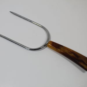 Bakelite Handle Meat Fork / Vintage Mid-century / Marbled Bakelite ...
