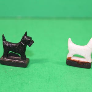 Vintage Magnetic Dogs Miniature Scotty Dogs Magnetic Toy Tricky Dogs ...
