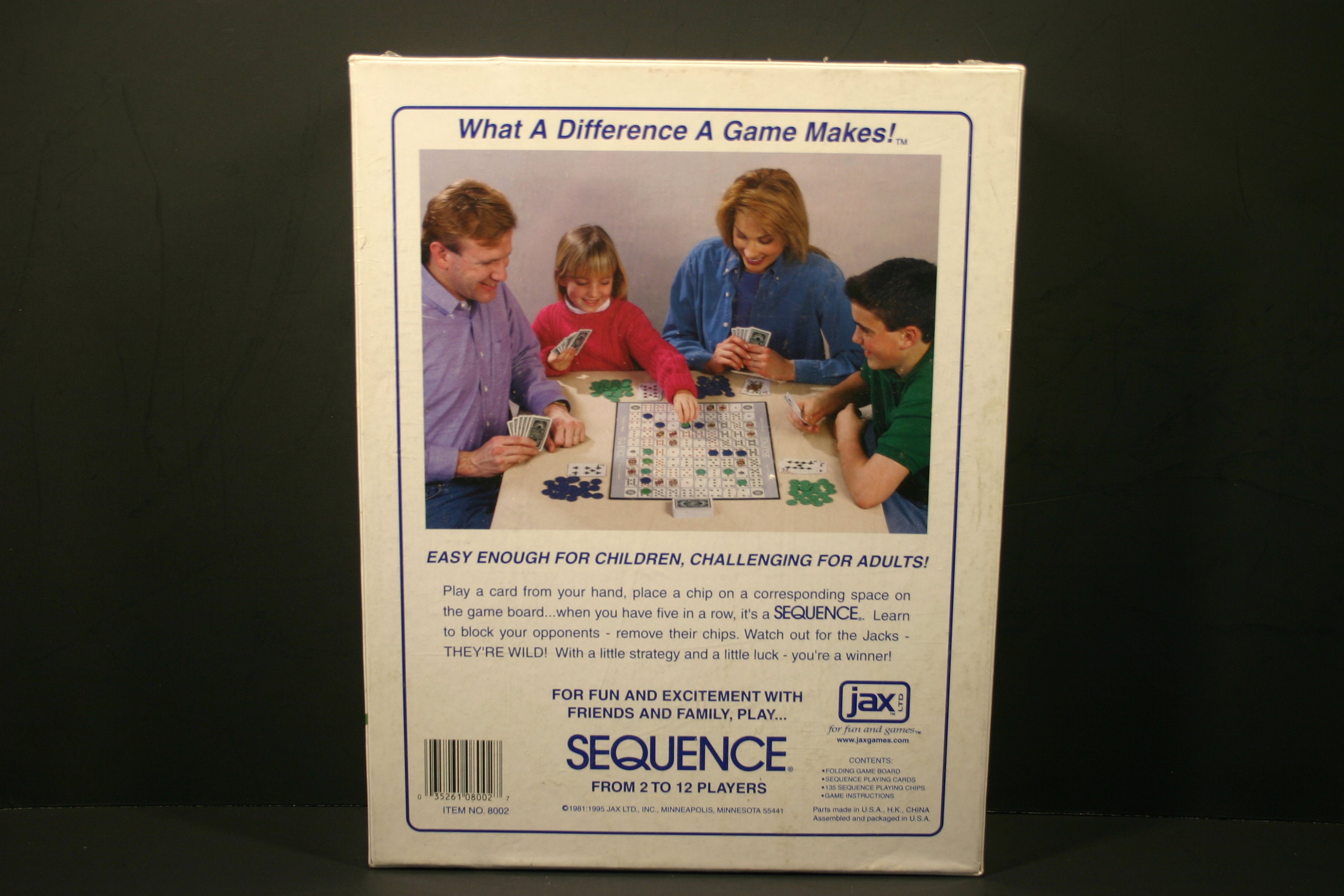 Vintage New Sealed Sequence Board Game / Jax 1995 / Family - Etsy