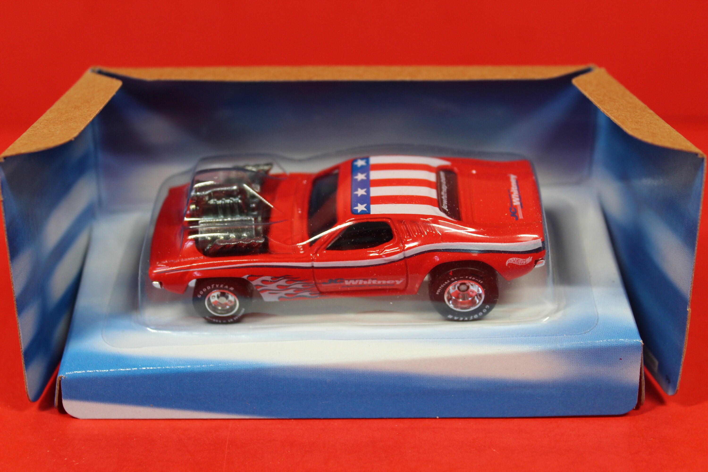 Hot Wheels JC Whitney 40's Woodie 1999 and 2002 Red Rodger Dodger ...
