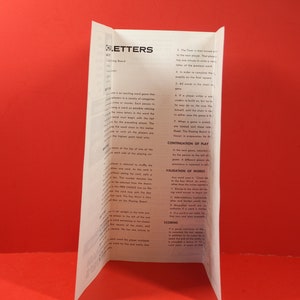 Chain Letters Game Vintage 1970 Hasbro Bookcase Game / NBC Games / Word ...