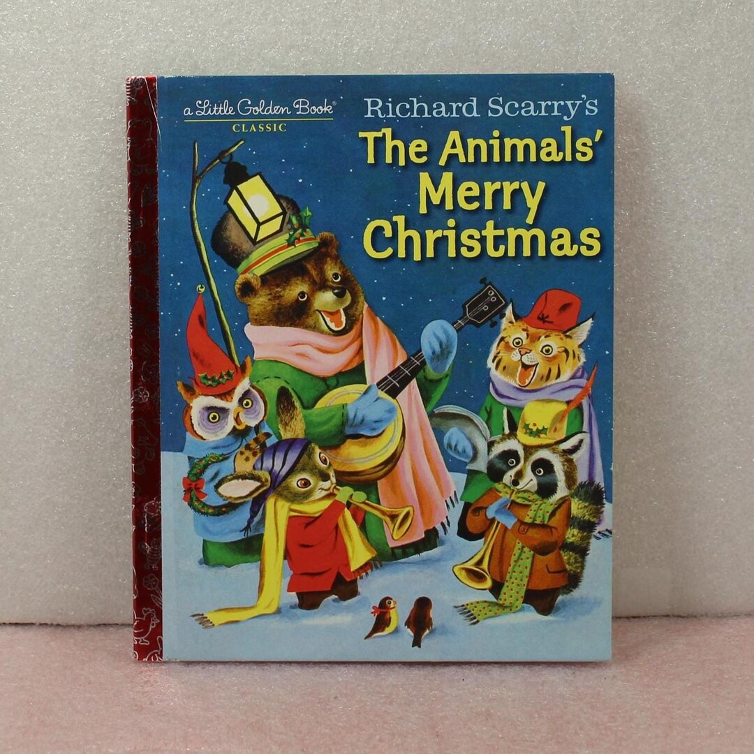 A Little Golden Book Richard Scarry's the Animals Merry Christmas ...
