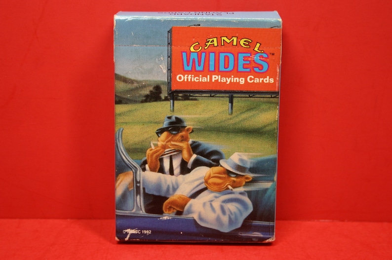 CAMEL WIDES Official Playing Cards Vintage 1992 / Playing Card Deck ...