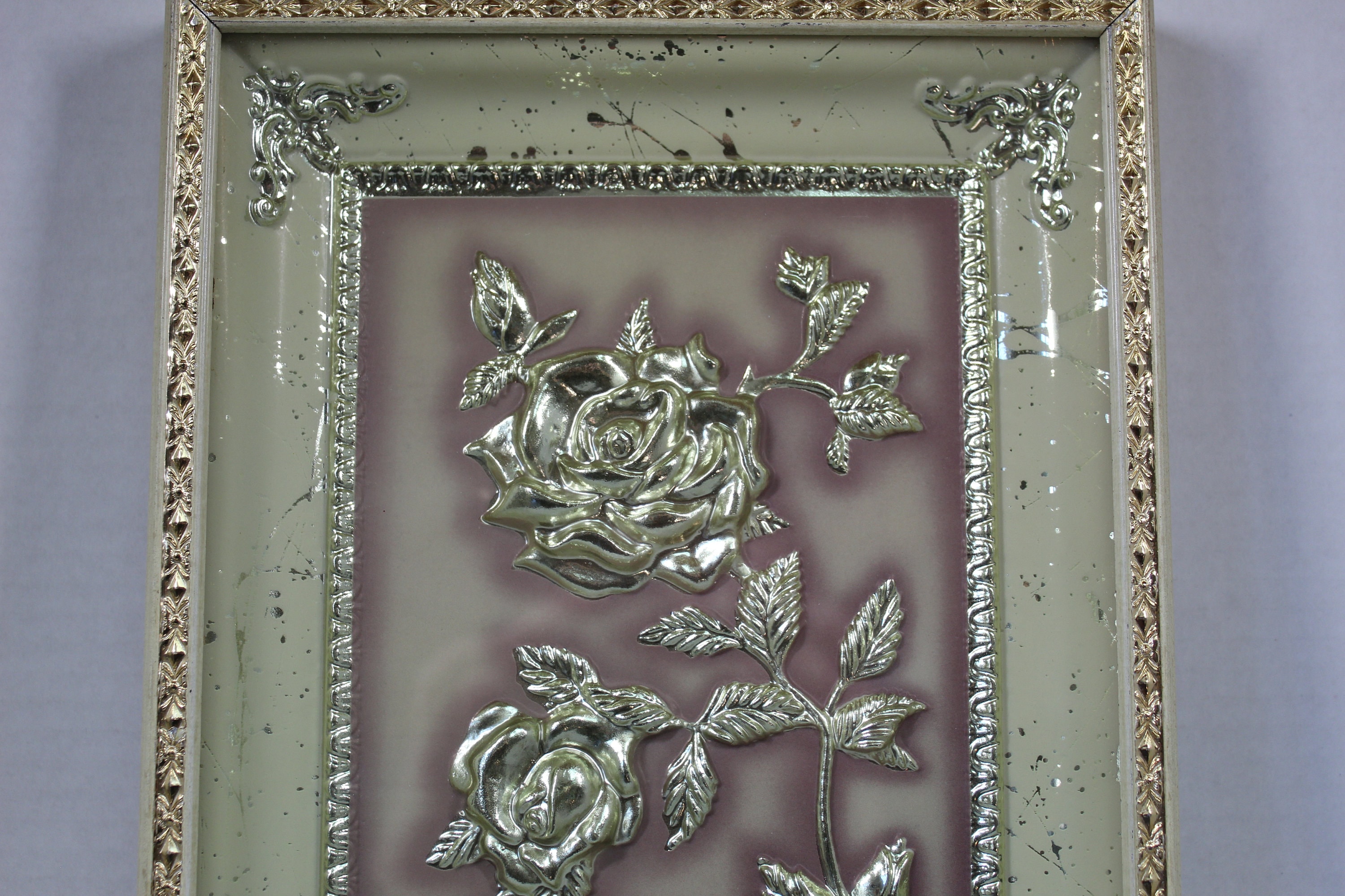 Vintage Metalcraft Four Seasons Gold/yellow Wall Art 3D Shadow Box ...