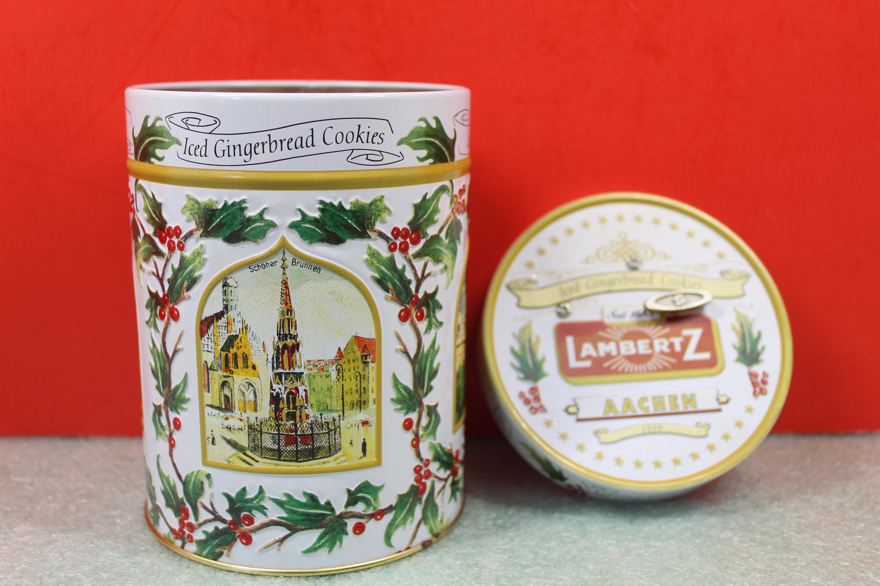 German Lambertz Aachen Musical Gingerbread Cookie Tin Vintage 90's ...