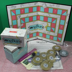 Song Burst Board Game 1991 Vintage 50's and 60's Edition / 100% ...